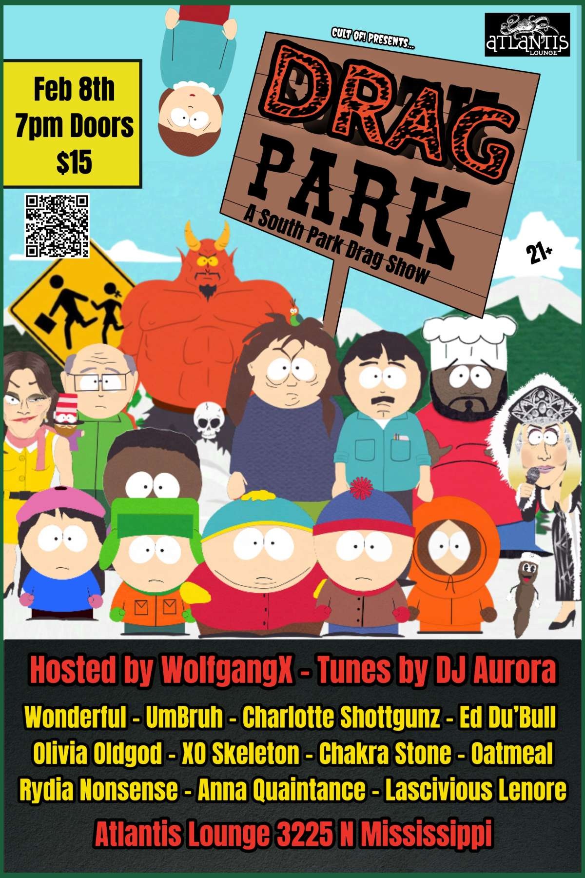 Drag Park! - Mississippi Pizza Pub & Atlantis Lounge